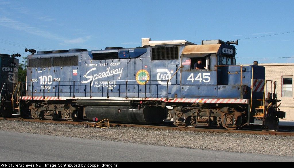 445, the last Speedway unit celebrating 100 years of the FEC